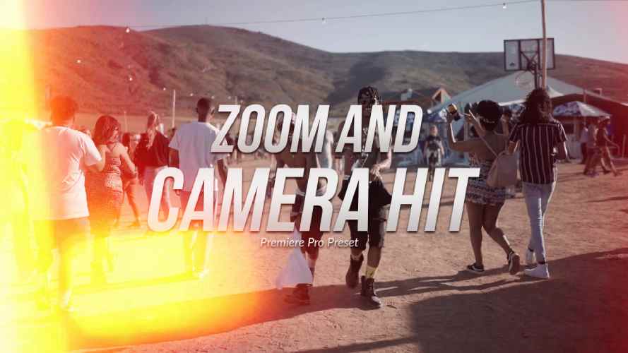 دانلود پریست پریمیر ترانزیشن زوم سریع Zoom Camera Hit